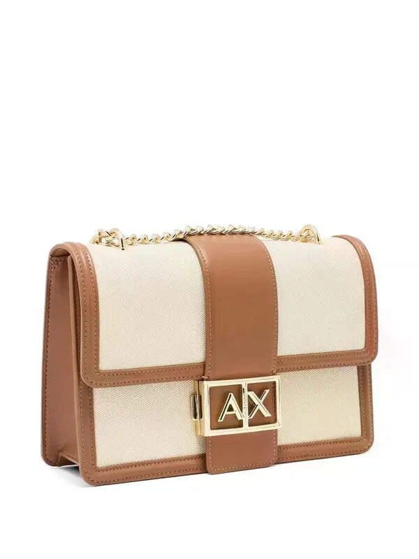 Armani Exchange Logo Buckle Cross Body Bag