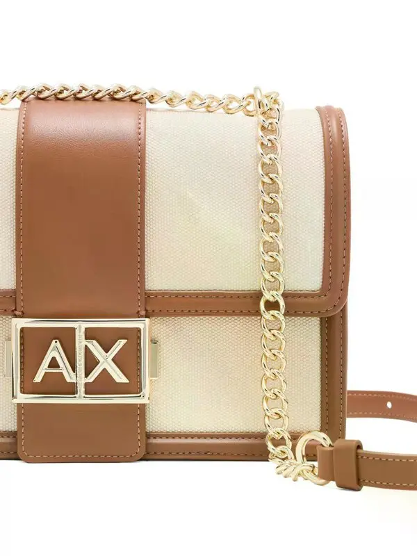 Armani Exchange Logo Buckle Cross Body Bag