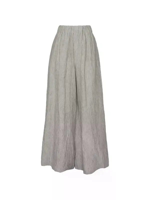 PDR PHISIQUE DU ROLE Linen Palazzo Pants - Grey