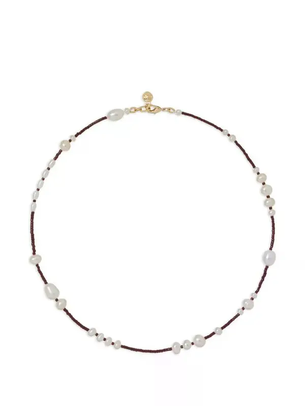 ROXANNE ASSOULIN Happy Pearl Necklace - Brown