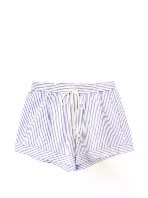 Xirena Gabby Striped Mini Shorts - Blue