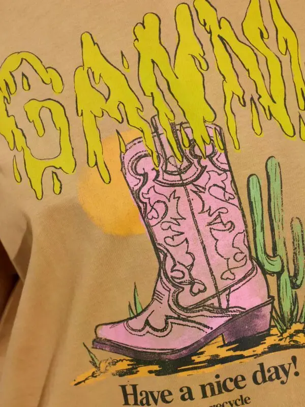 GANNI Graphic Print T-shirt