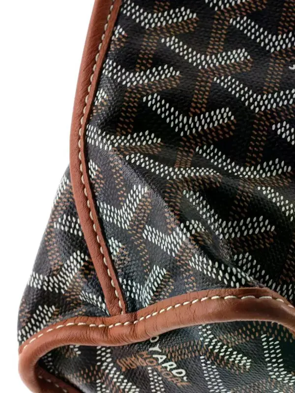 Goyard Anjou Reversible Tote Coated Canvas Mini Satchel - Brown
