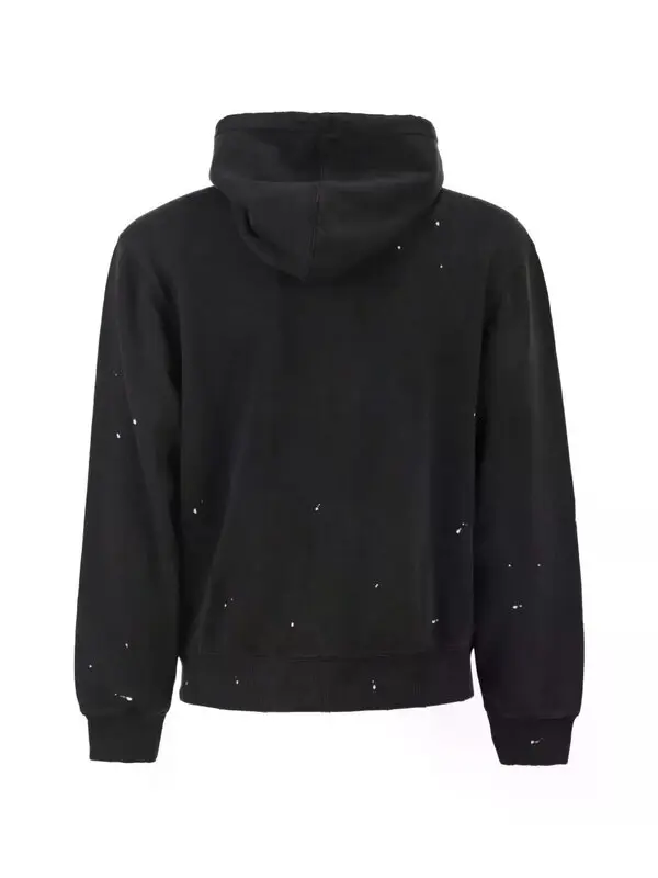 Carhartt Work In Progress Paint-effect Zip-up Hoodie