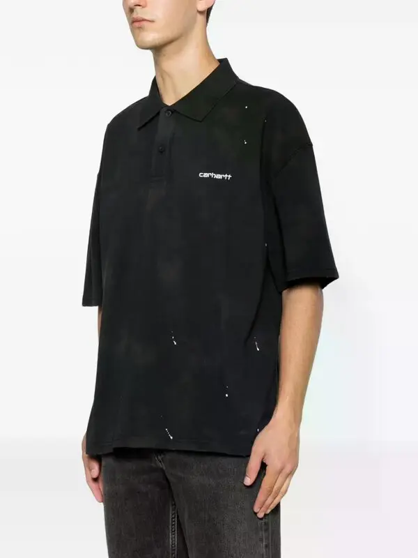 Carhartt Work In Progress Paint-splatter Polo Shirt