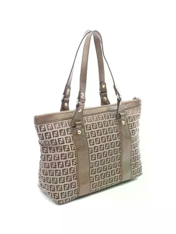 Fendi Zucca Canvas Tote Bag