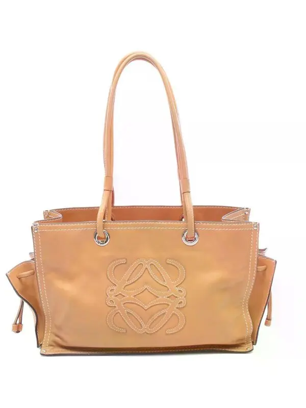 Loewe Anagram Leather Tote Bag