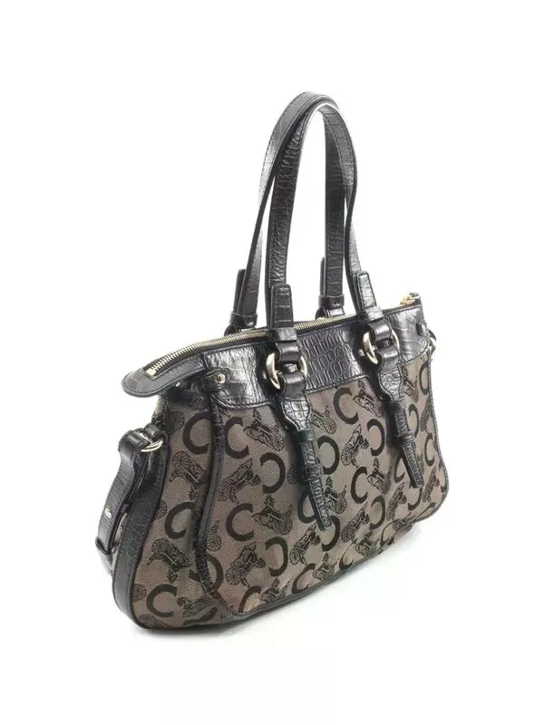 Celine C Macadam Canvas Tote Bag