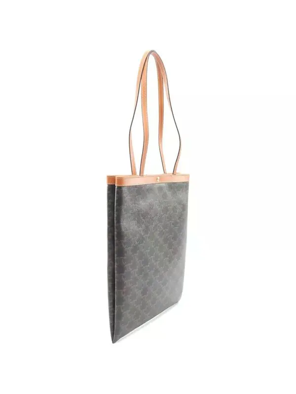 Celine Triomphe Shopper Tote Bag - Brown