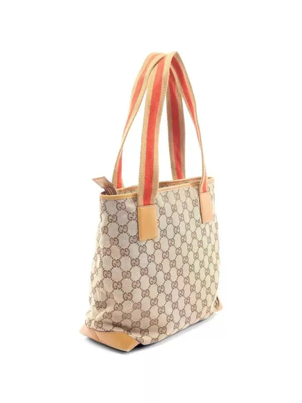 Gucci Gg Canvas Tote Bag - Neutrals