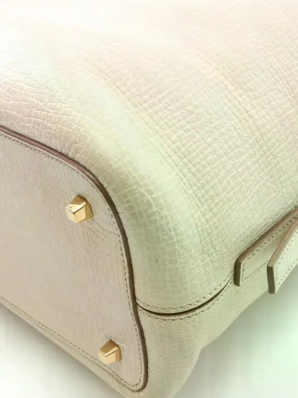 Loewe 2000s Mini Boston Leather Tote Bag