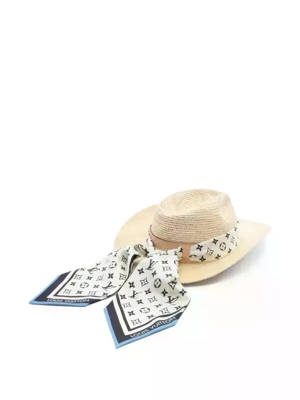 LOUIS VUITTON 2023 Monogram Scarf Hat
