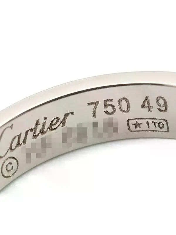Cartier Love Engraved Ring