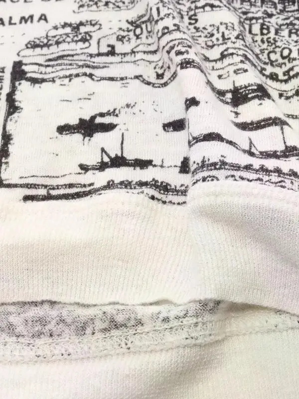 Dior Plan De Paris" V-neck T-shirt