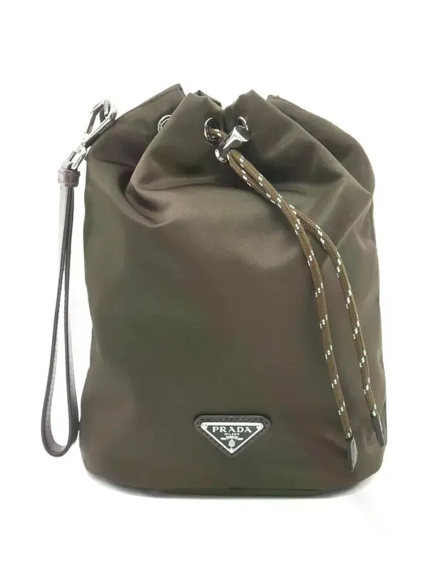 Prada Re-nylon Speedrock Pouch - Green