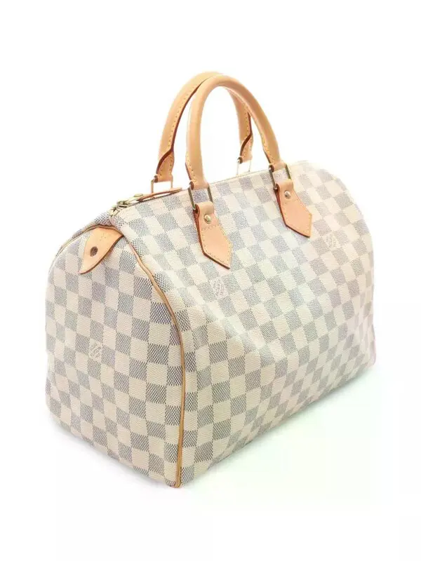 LOUIS VUITTON Speedy Bandouliere Damier Tote Bag - Neutrals