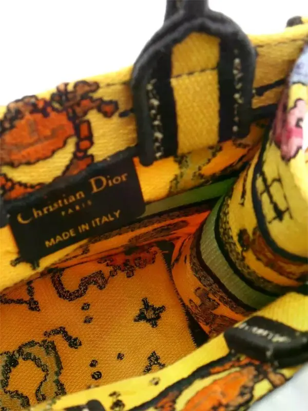 Dior Canvas Mini Book Tote Bag
