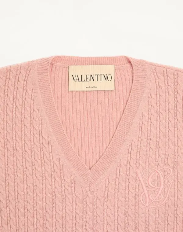 Valentino Garavani Embroidered Cashmere Jumper