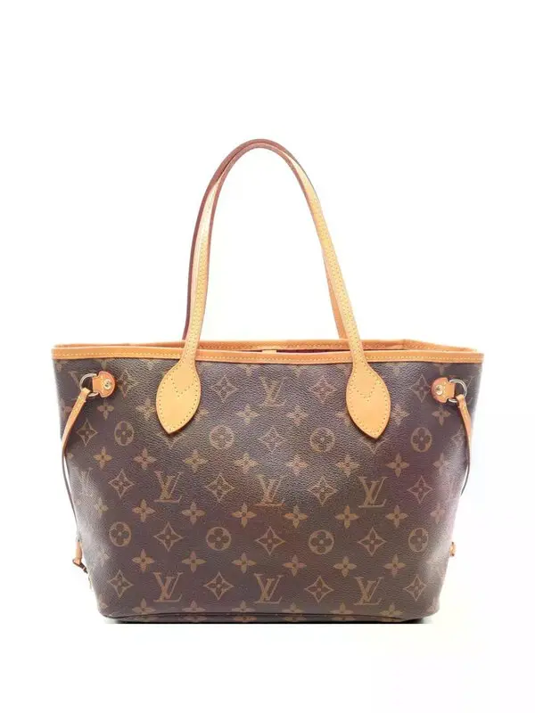 LOUIS VUITTON Monogram Canvas Neverfull Pm Tote Bag - Brown