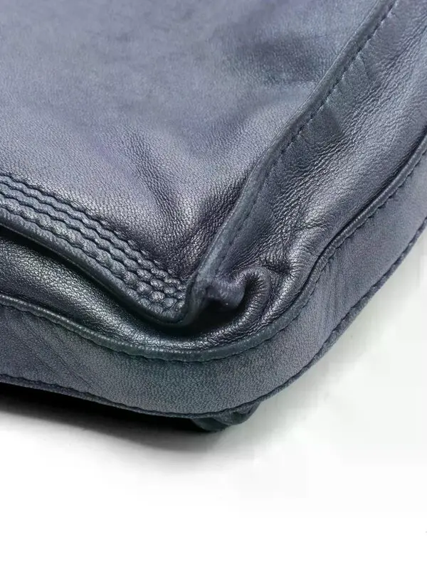 Loewe 2000s Anagram Leather Shoulder Bag