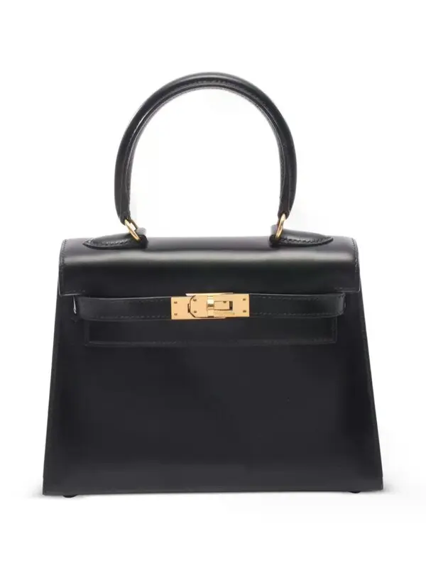 Hermès 1992 Mini Kelly Two-way Handbag - Black
