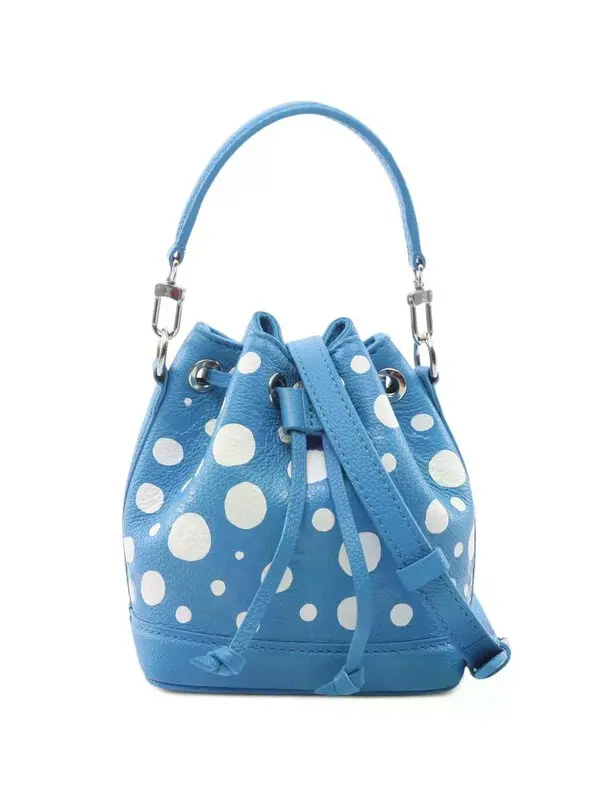 LOUIS VUITTON X Yayoi Kusama Nano Noé Infinity Dot Shoulder Bag - Blue
