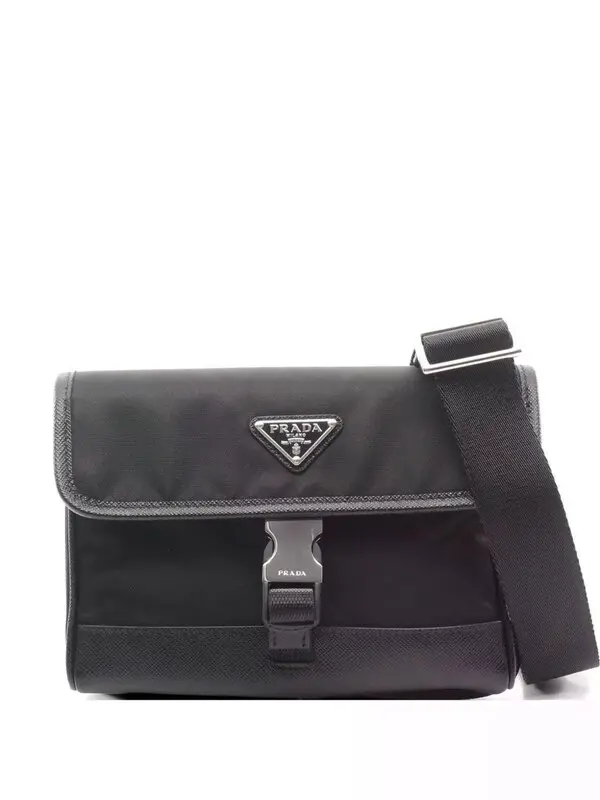 Prada Re-nylon Tessuto Saffiano Shoulder Bag