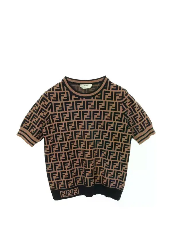 Fendi Zucca Knit T-shirt
