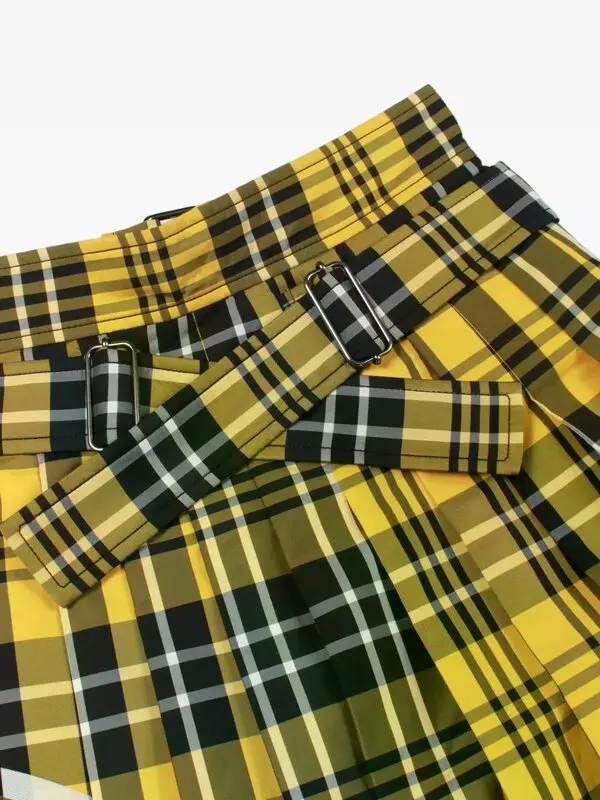 Dior Check Pleated Skirt
