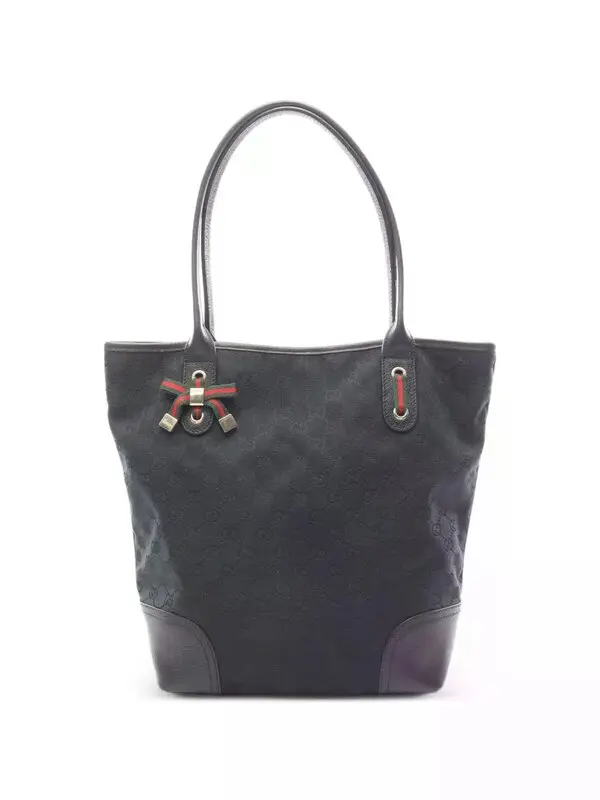 Gucci Princy Gg Canvas Tote Bag - Blue