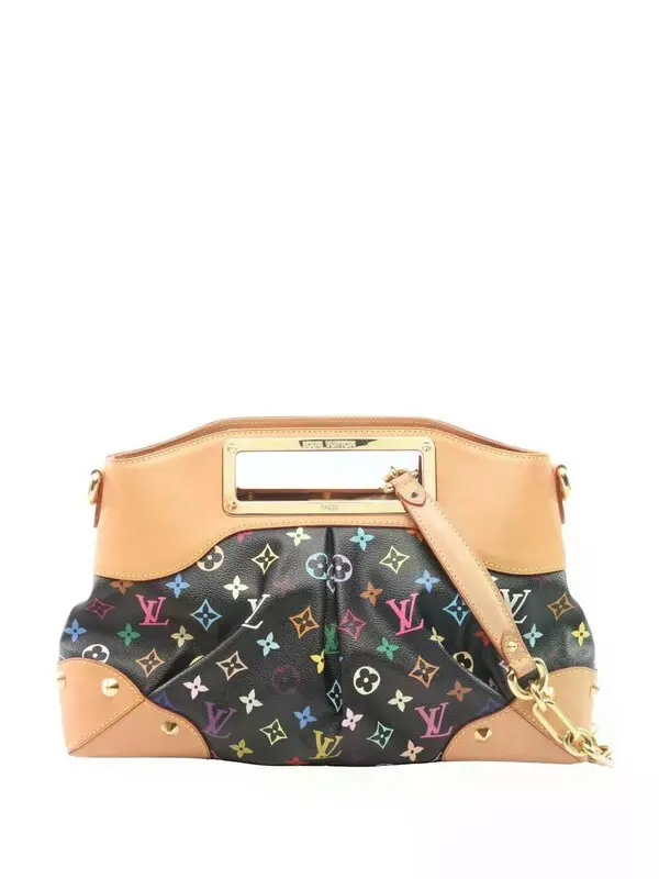 LOUIS VUITTON Monogram Multicolor Judy Mm Handbag - Black