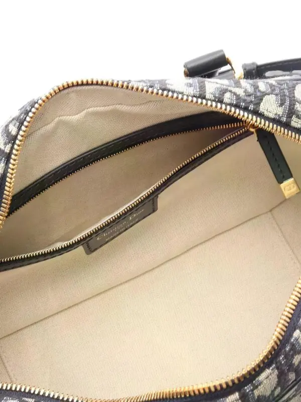 Dior D-vibe Oblique Bowling Tote Bag - Blue