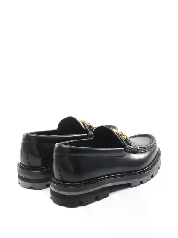 Celine Margaret Triomphe Leather Loafers