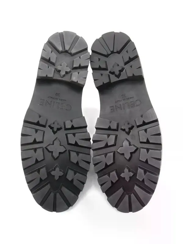 Celine Margaret Triomphe Leather Loafers