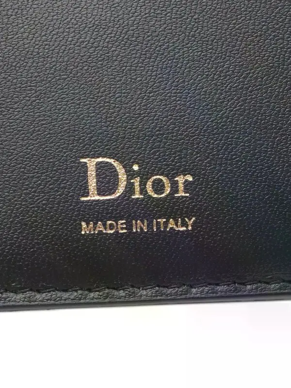 Dior 2020s Oblique Dahlia Bi-fold Wallet