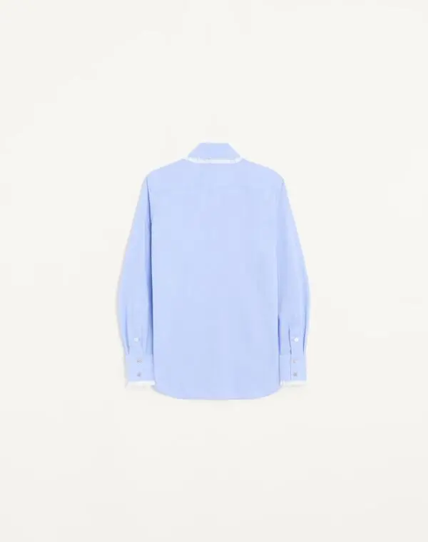 Valentino Garavani Oxford Shirt With Lace Detail