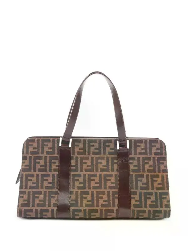 Fendi Zucca Handbag - Brown