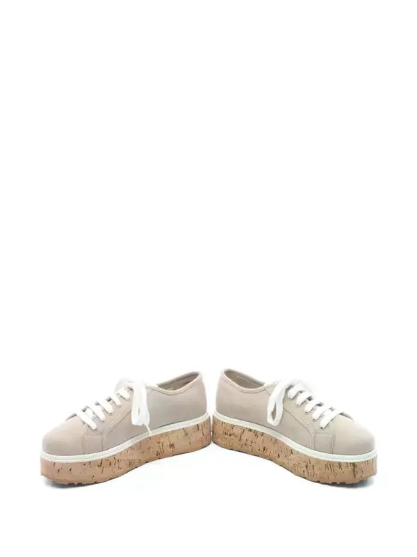 Miu Miu Cork Platform Sneakers