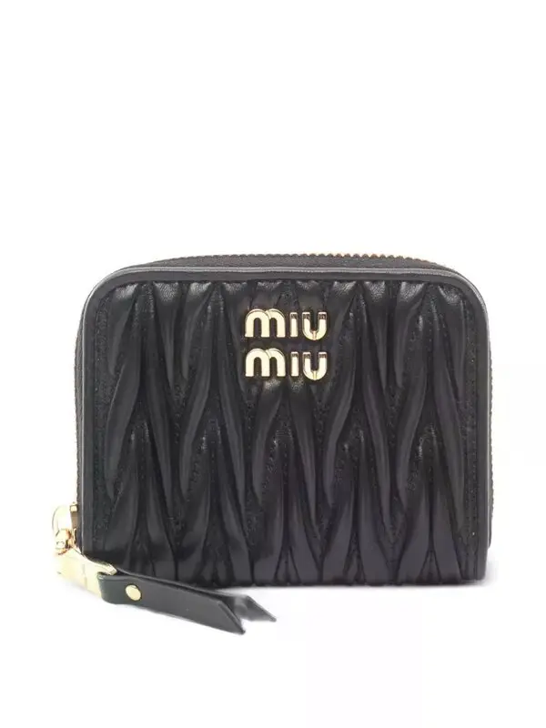 Miu Miu 2020s Matelassé Leather Wallet
