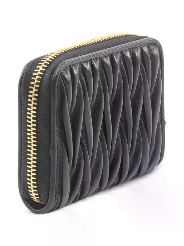 Miu Miu 2020s Matelassé Leather Wallet