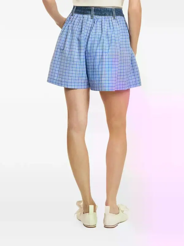 Cinq À Sept Madalyn Gingham Check Shorts