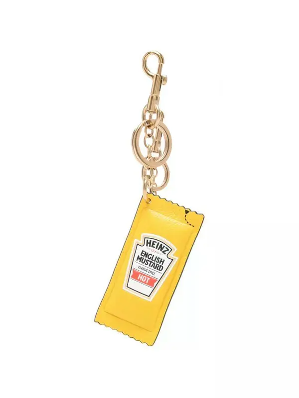 ANYA HINDMARCH Heinz English Mustard Bag Charm - Yellow