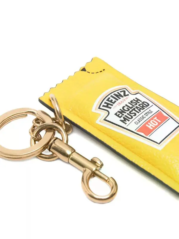 ANYA HINDMARCH Heinz English Mustard Bag Charm - Yellow