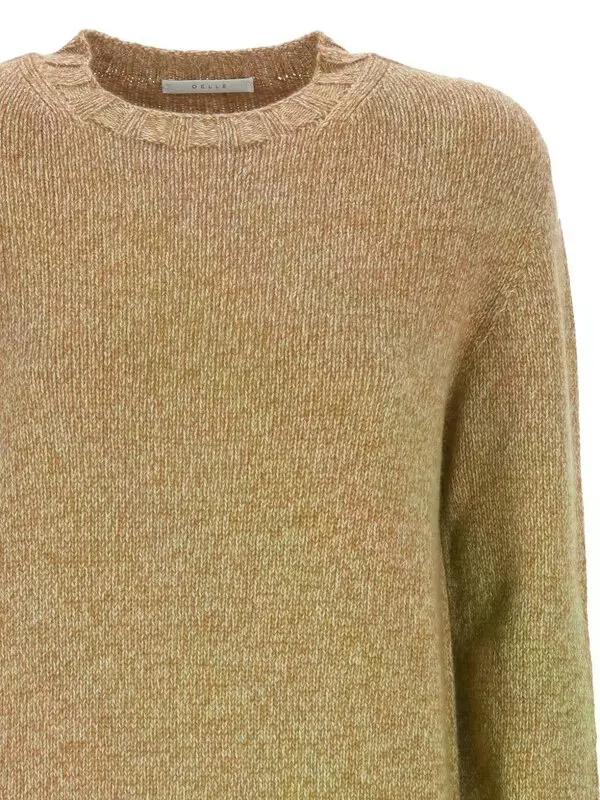 OLIVER LATTUGHI Ribbed-knit Cashmere Crew Neck Sweater