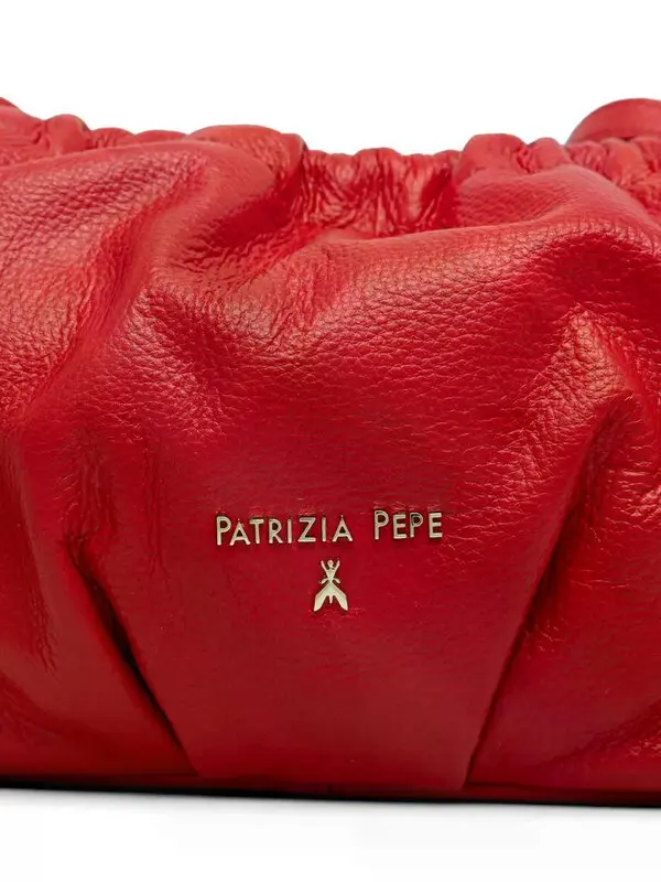 Patrizia Pepe Bubble Drawstring Bag - Red