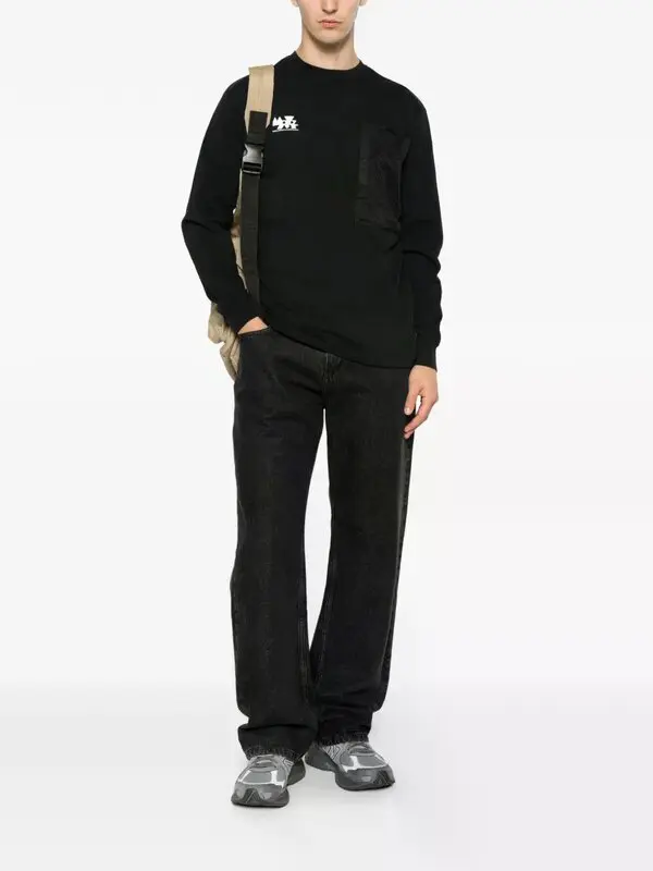 NEIGHBORHOOD Logo Print Sweatshirt