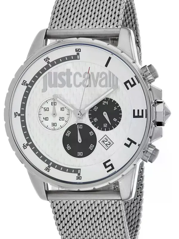 Just Cavalli Stainless Steel 44mm Watch