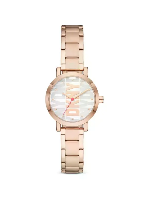 Dkny Soho Logo-print 28mm Watch - Silver