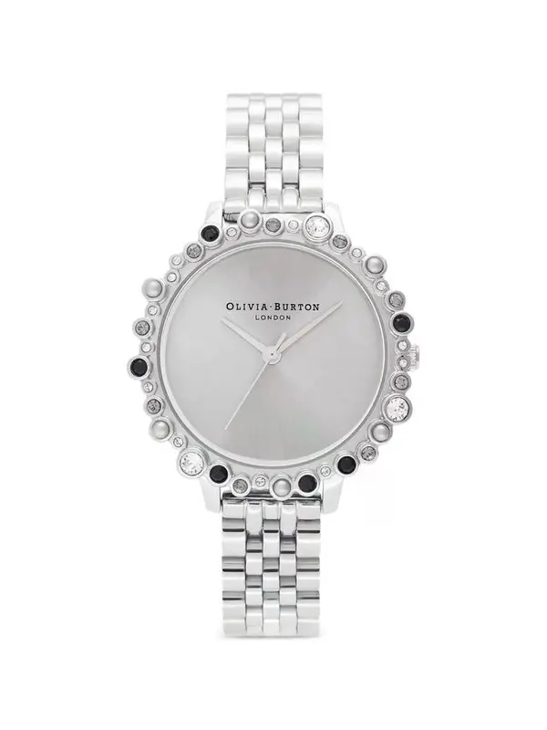 OLIVIA BURTON Bejewelled Under The Sea 30mm Watch - Silver