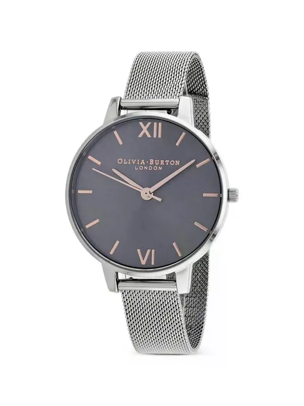 OLIVIA BURTON Classic Mesh 30mm Watch - Grey